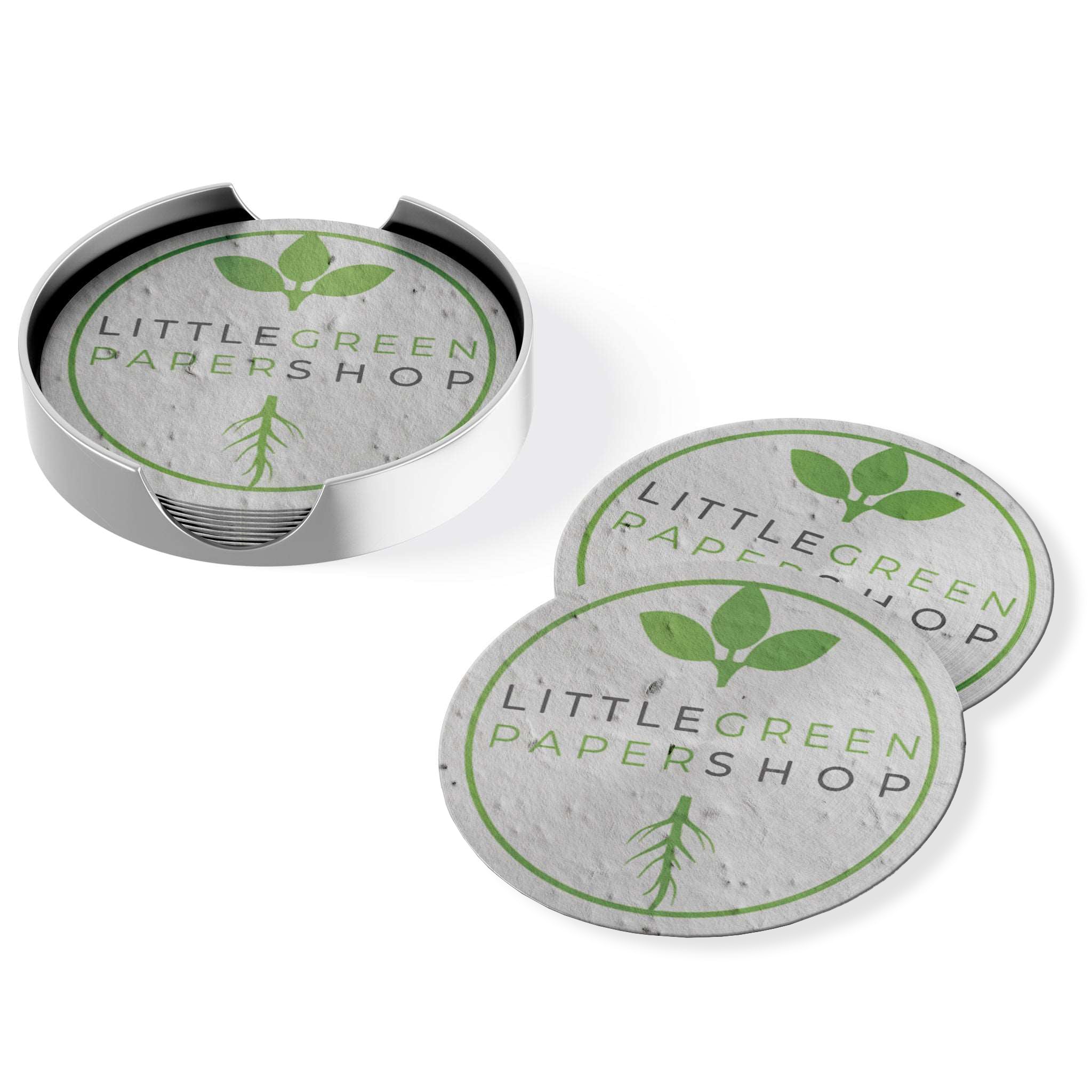 Seed Paper Seed Paper Coaster Little Green Paper Shop