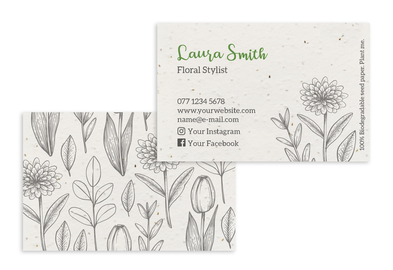 Eco-Friendly Business Cards | Little Green Paper Shop