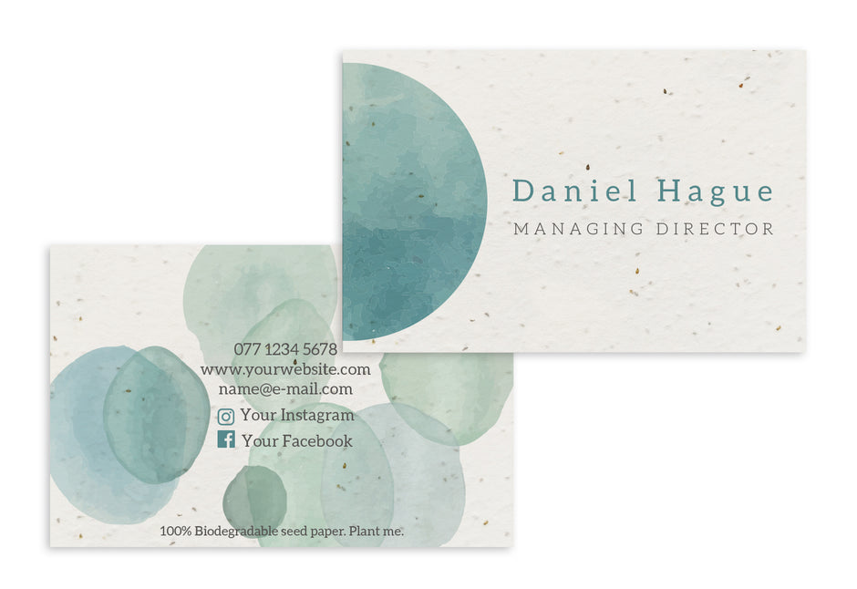 Eco-Friendly Business Cards | Little Green Paper Shop
