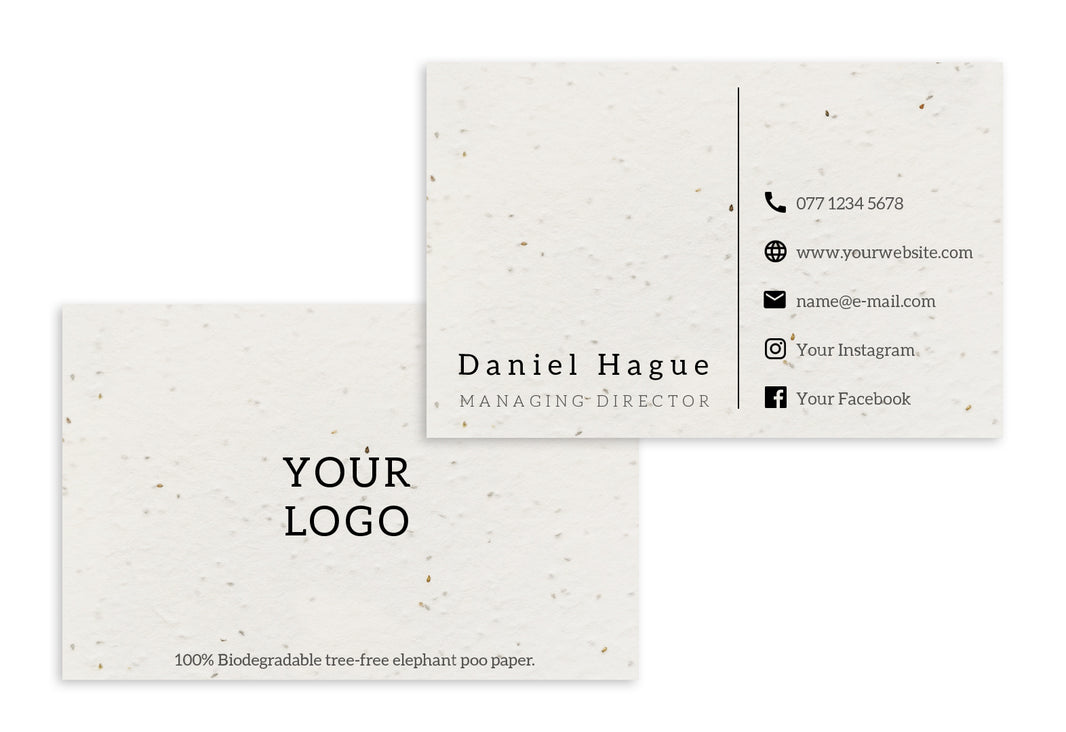 Eco-Friendly Business Cards | Little Green Paper Shop