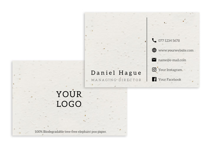 Eco-Friendly Business Cards | Little Green Paper Shop