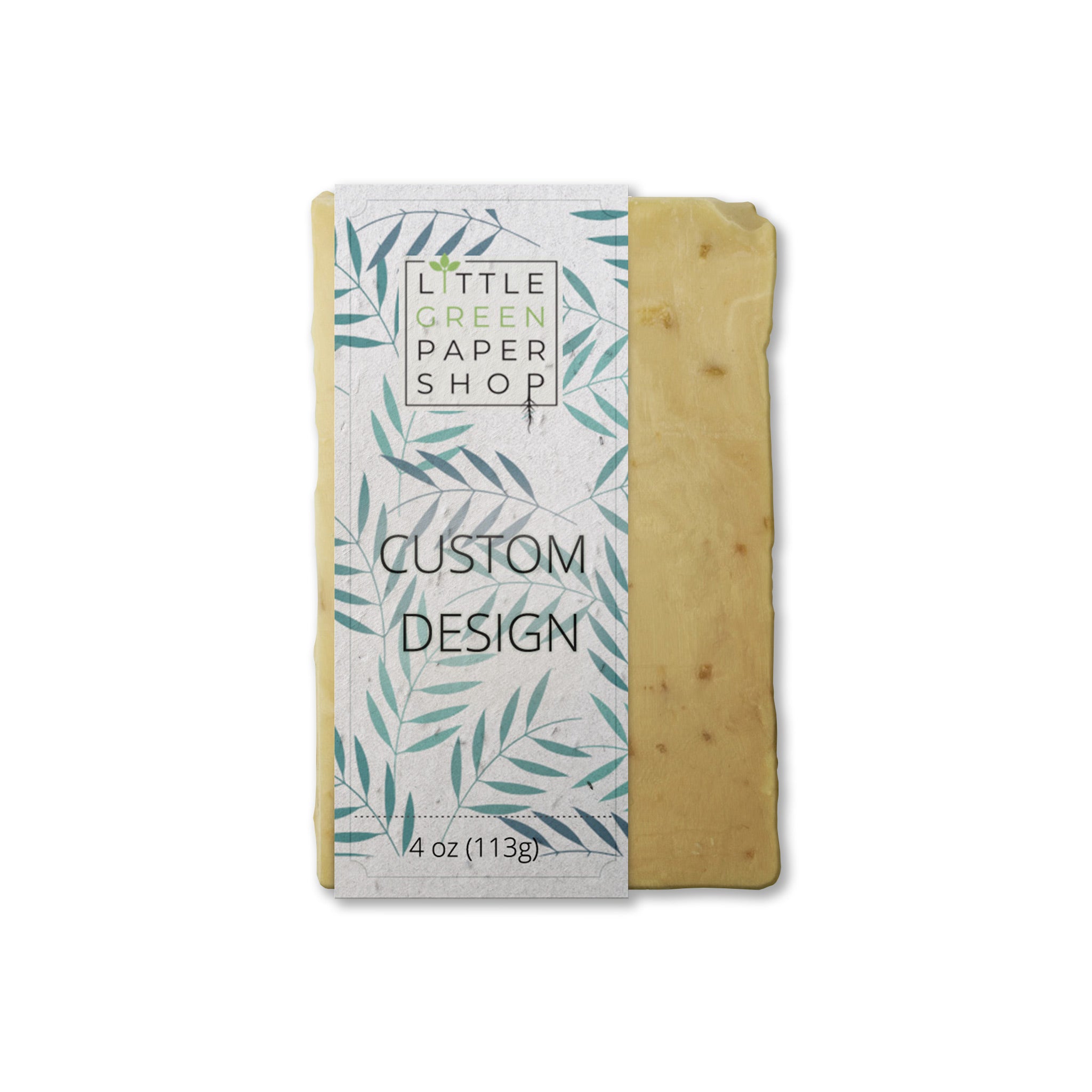 Seed Paper Seed Paper Soap Label Wrap Little Green Paper Shop